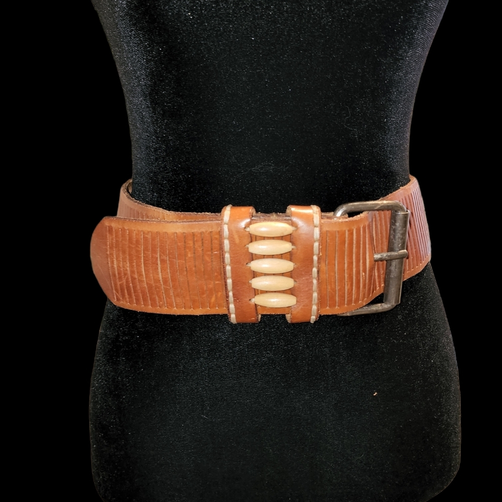Vintage Early 70s Southwest Belt - Gem